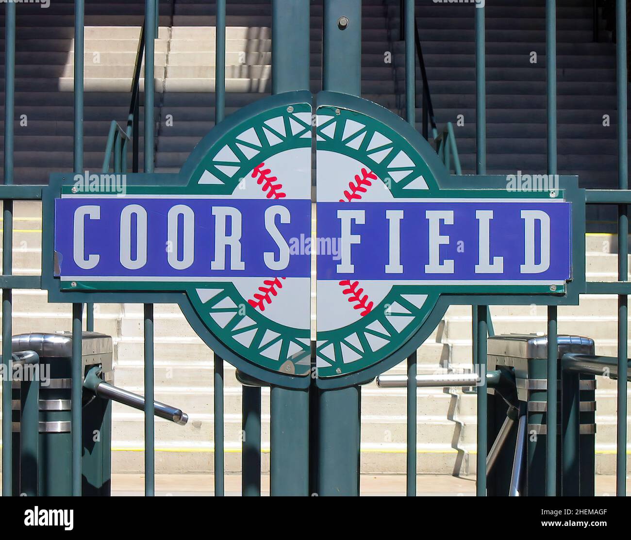 Coors Field complex baseball stadium in downtown Denver, Colorado, USA ...