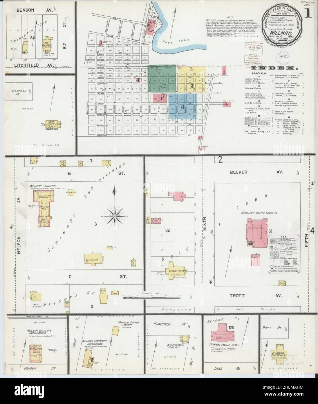 Willmar minnesota map hi-res stock photography and images - Alamy