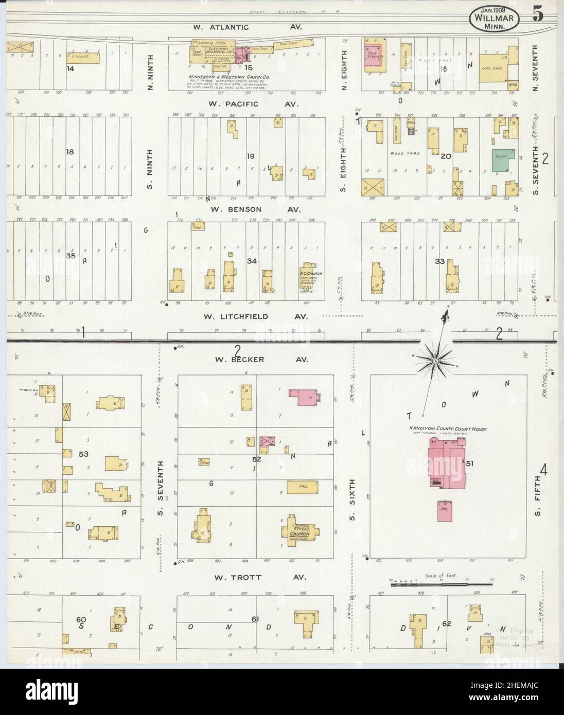 Willmar minnesota map hi-res stock photography and images - Alamy