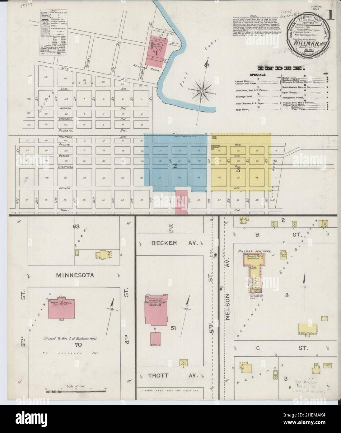 Willmar minnesota map hi-res stock photography and images - Alamy