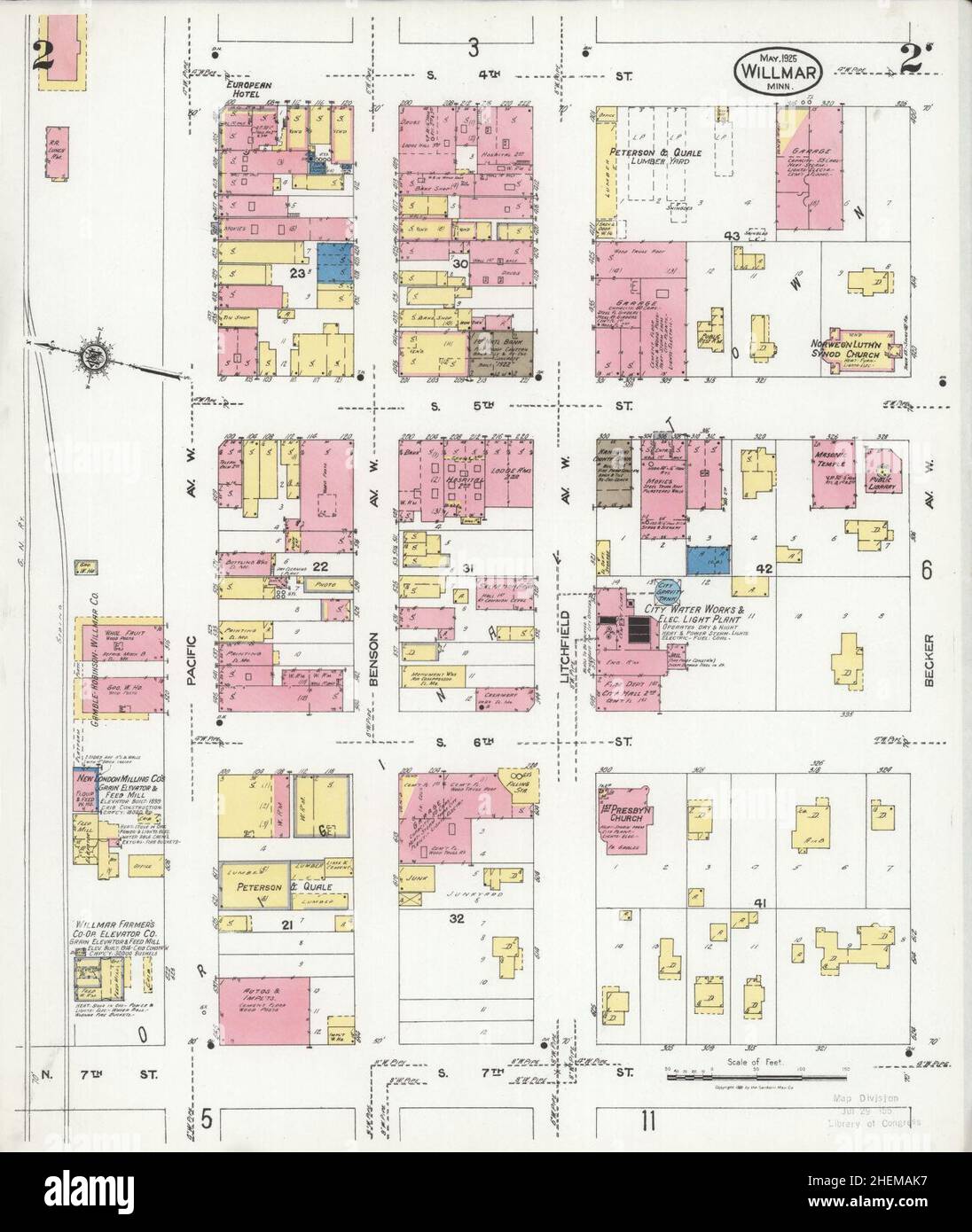Willmar map hi-res stock photography and images - Alamy