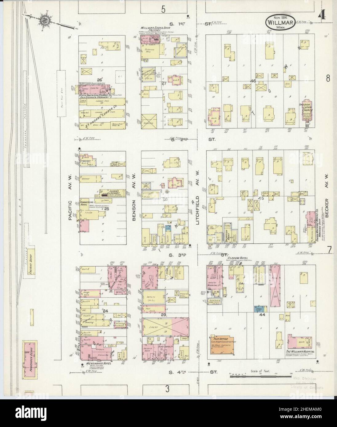 Map of willmar hi-res stock photography and images - Alamy