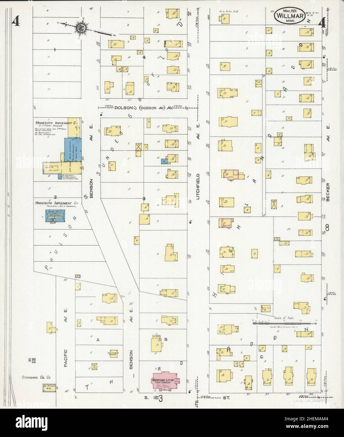 Willmar minnesota map hi-res stock photography and images - Alamy