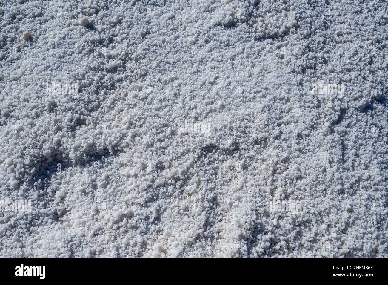 Marine salt industry in caribbean island Dominican republic. Oceanic ...