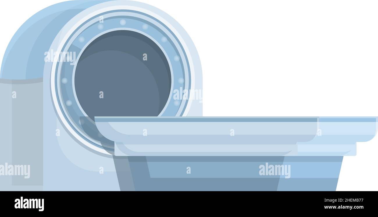 Medicine mri icon cartoon vector. Scan machine. Medical scanner Stock ...