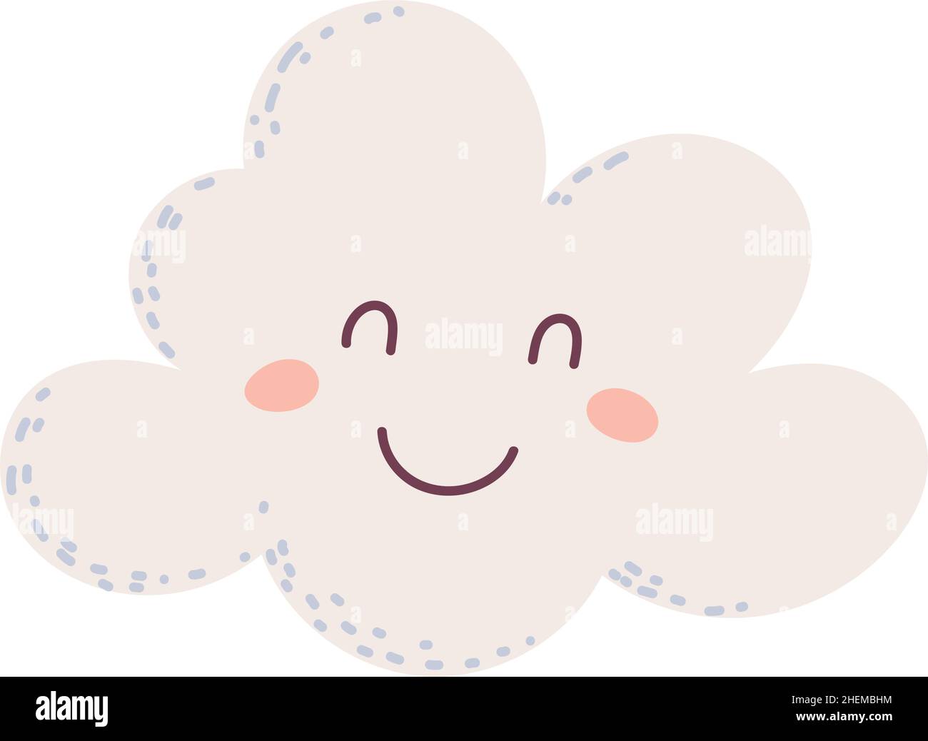 Cute Cloud Cartoon Stock Vector Image And Art Alamy