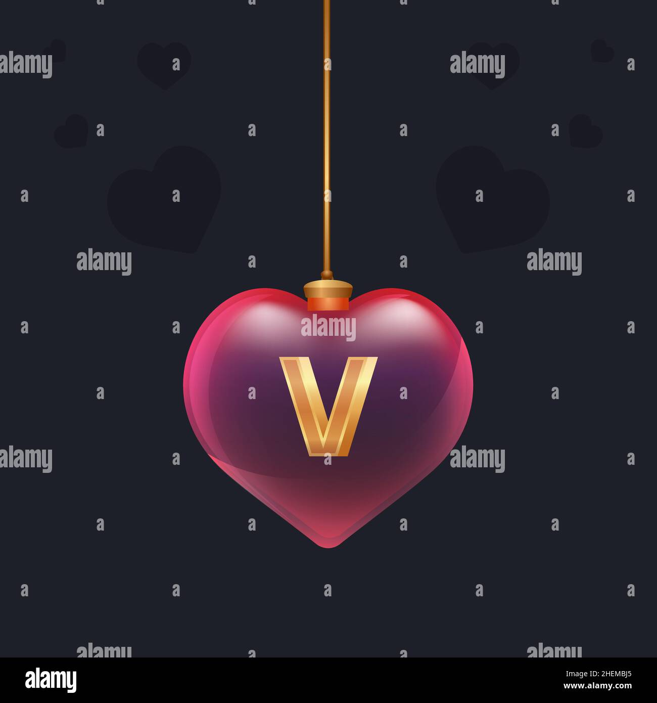 3d V Stock Vector Images - Alamy