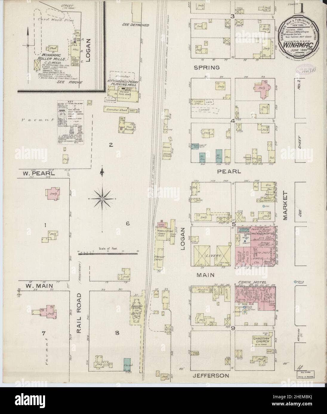 Sanborn Fire Insurance Map from Winamac, Pulaski County, Indiana Stock ... Sanborn Fire Insurance Map from Winamac, Pulaski County, Indiana Stock ...