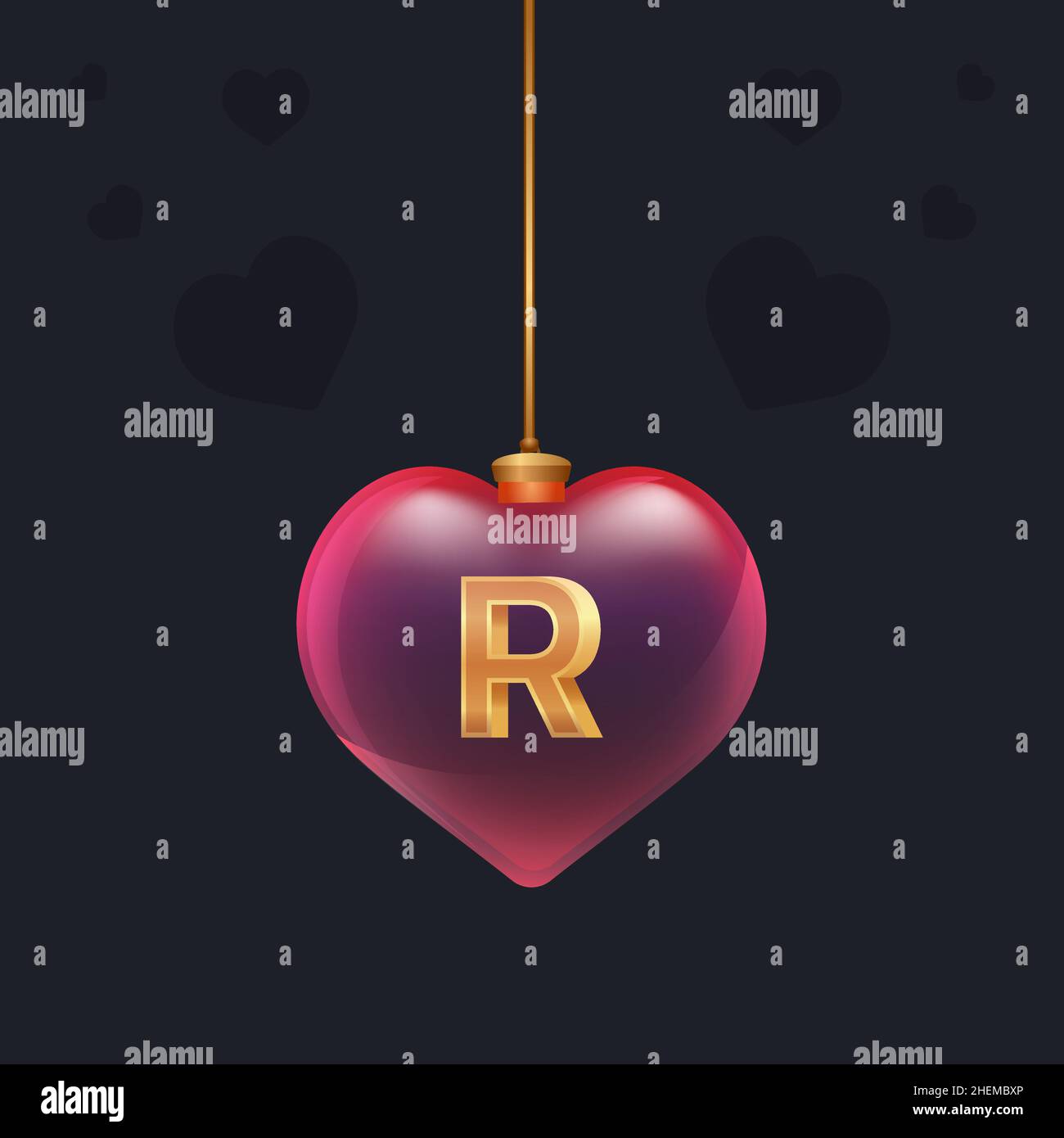 3d letter r hi-res stock photography and images - Alamy