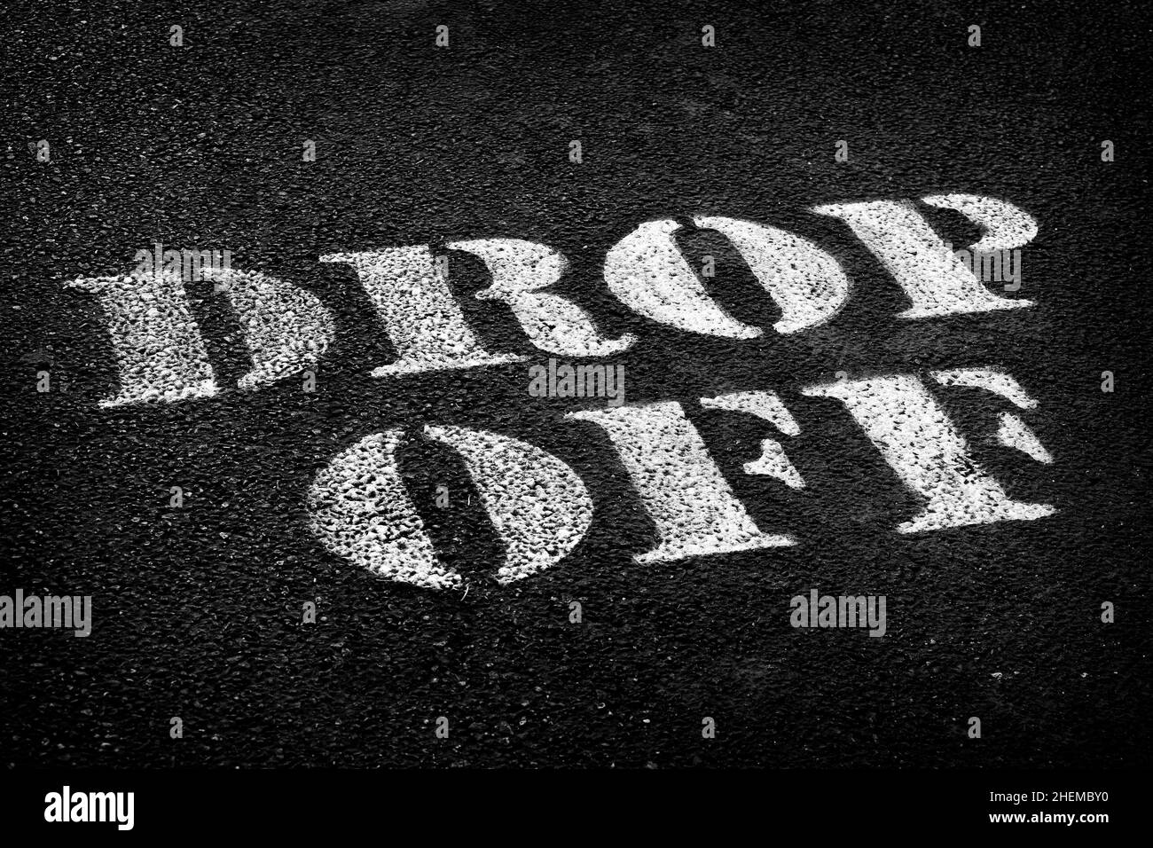Road warning sign Black and White Stock Photos & Images - Alamy