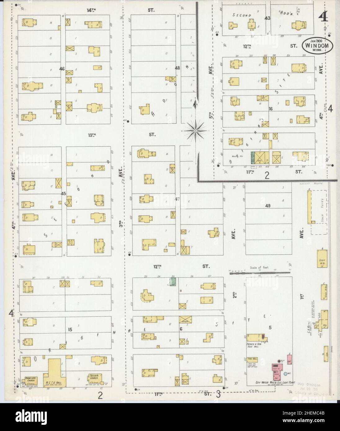 Cottonwood minnesota map hi-res stock photography and images - Alamy