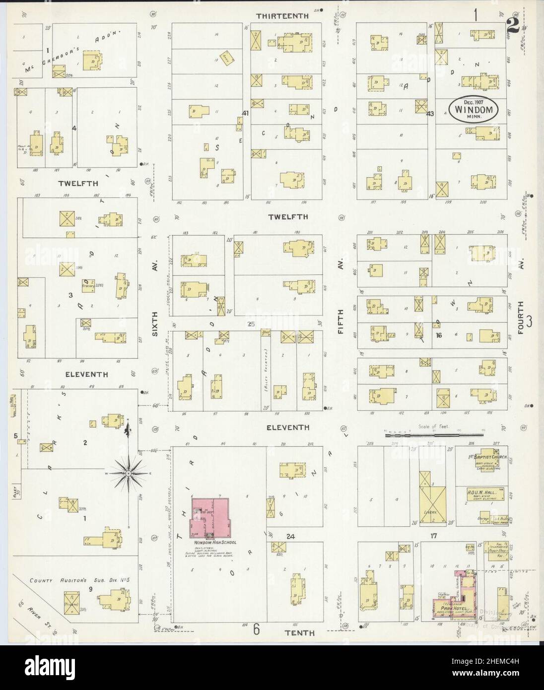 Map of cottonwood minnesota hi-res stock photography and images - Alamy