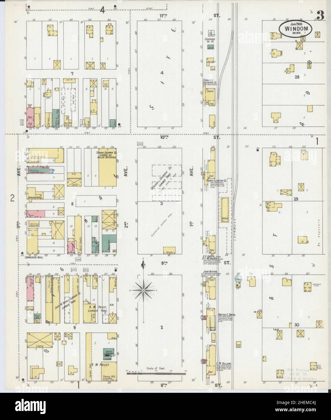 Sanborn Fire Insurance Map from Windom, Cottonwood County, Minnesota ...