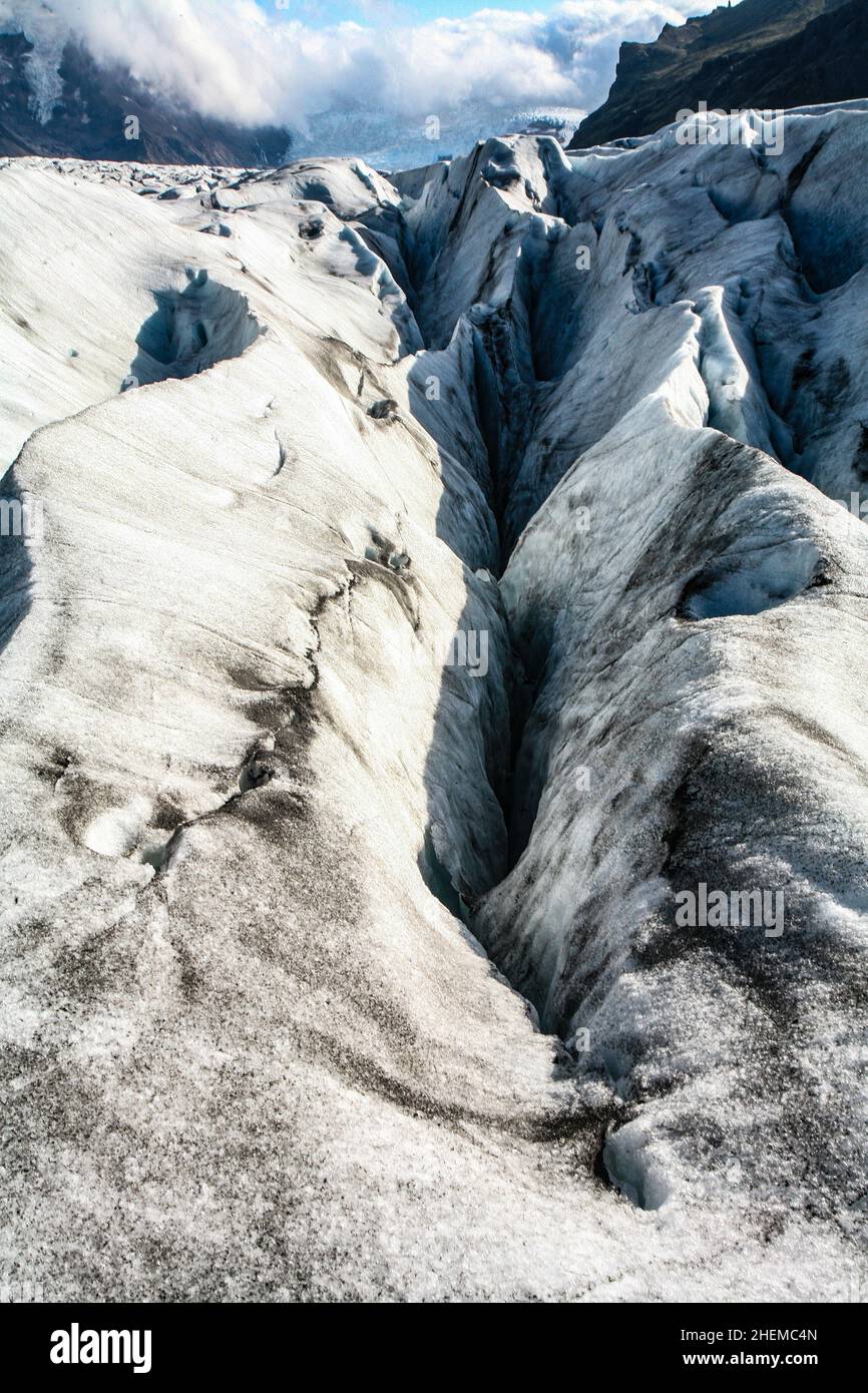 Longitudinal crevasses hi-res stock photography and images - Alamy