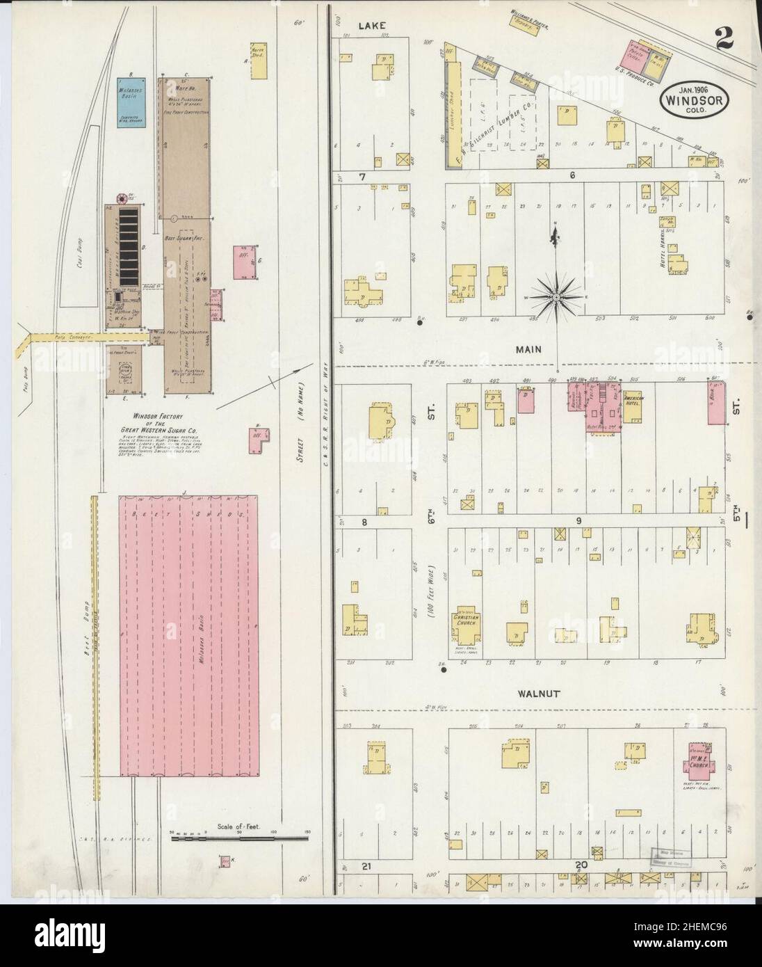 Map of windsor colorado hi-res stock photography and images - Alamy