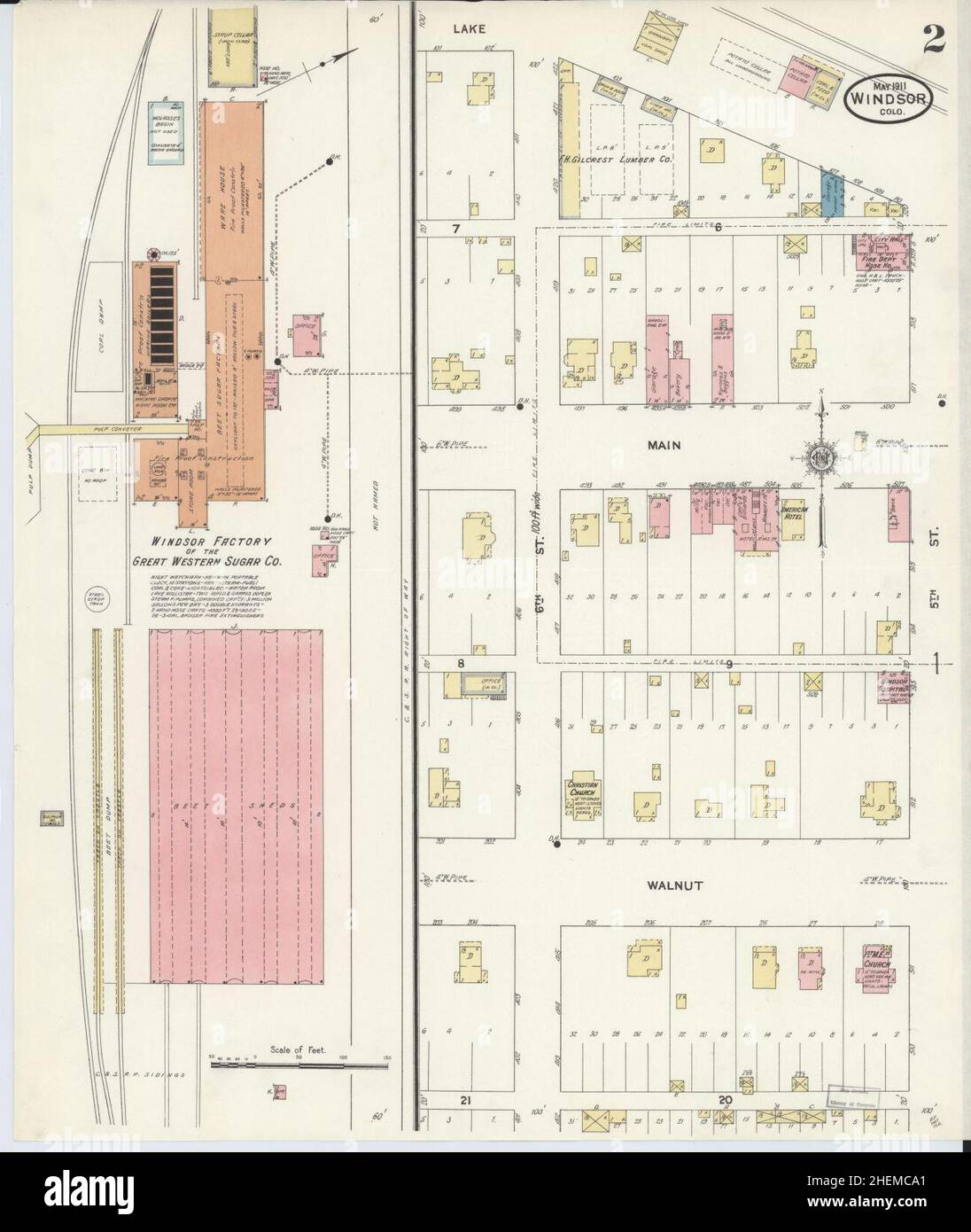 Windsor colorado map hi-res stock photography and images - Alamy