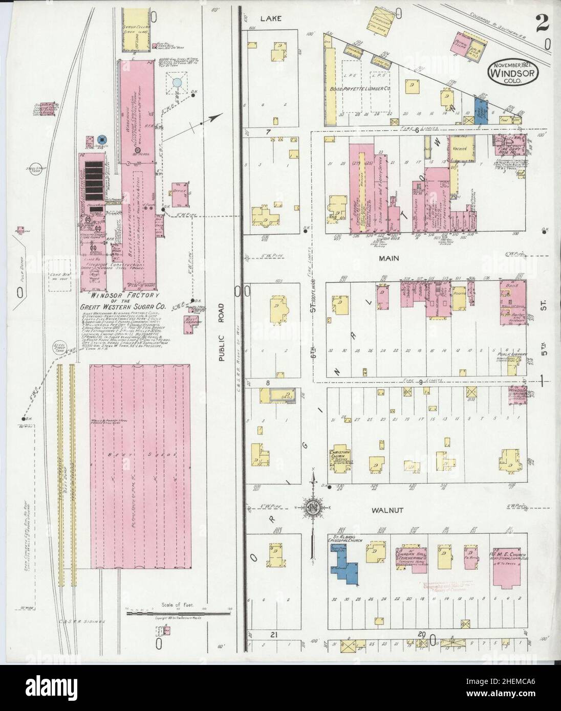 Windsor colorado map hi-res stock photography and images - Alamy