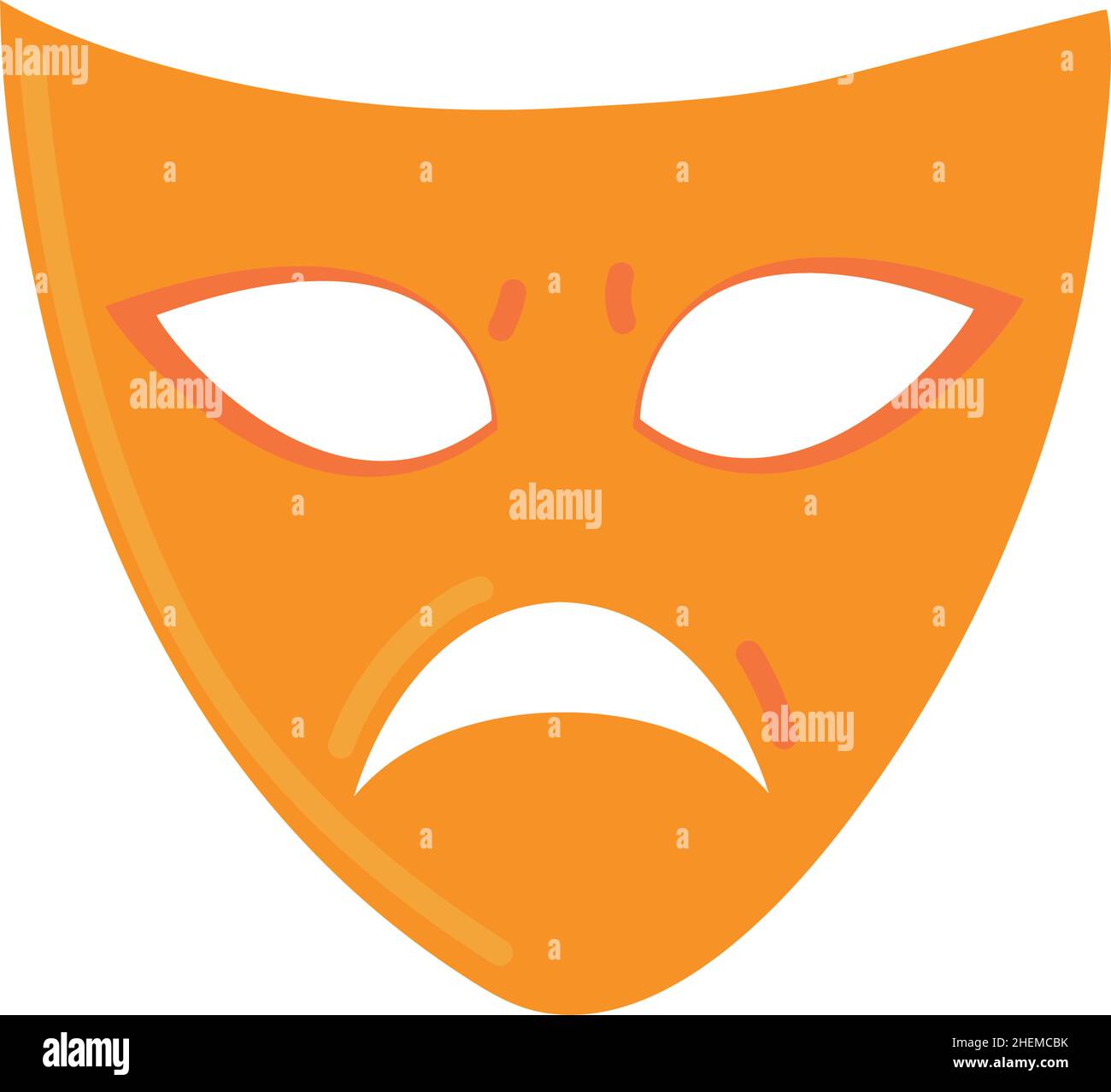 theater unhappy mask Stock Vector Image & Art - Alamy