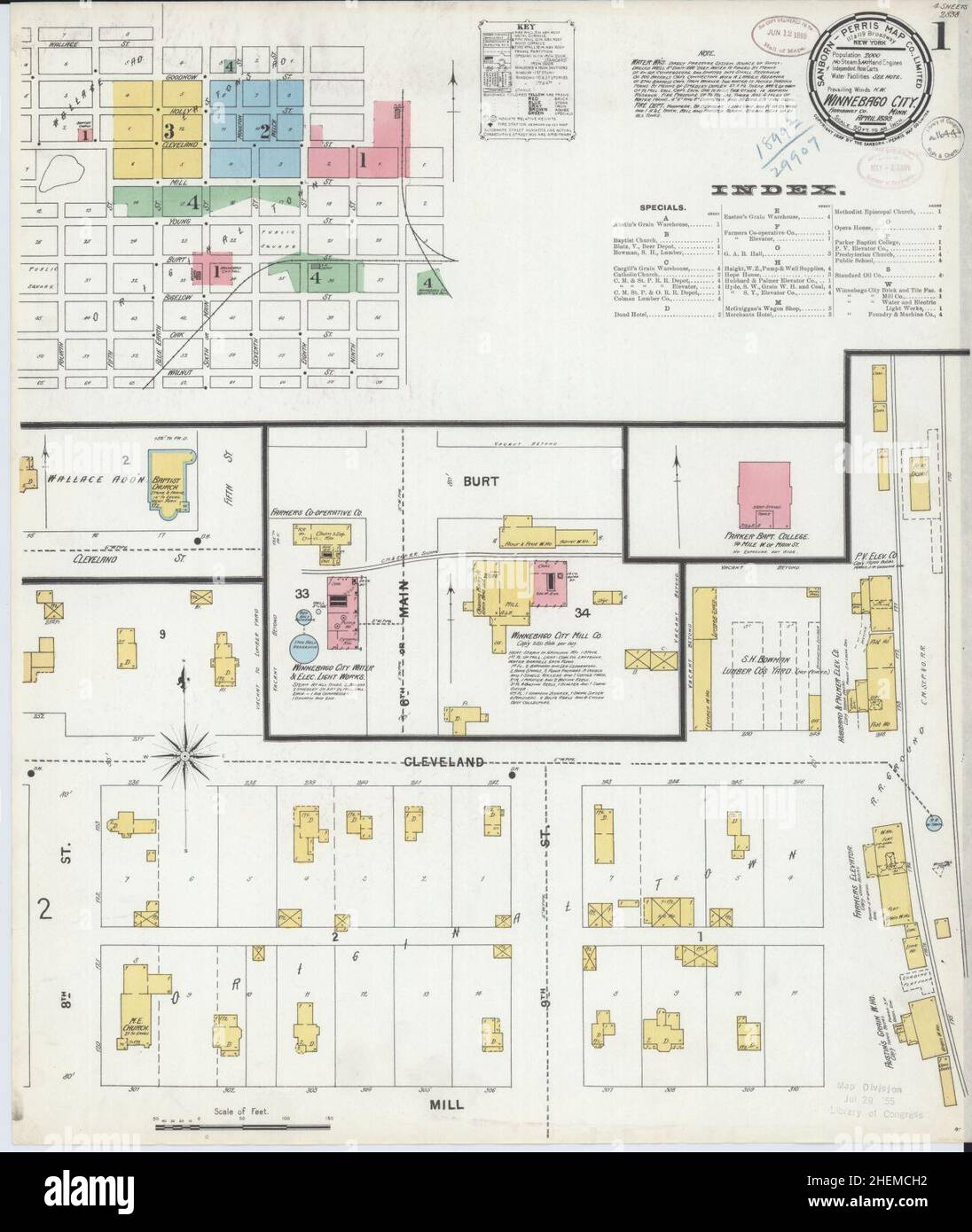 Map Of Winnebago High Resolution Stock Photography and Images - Alamy