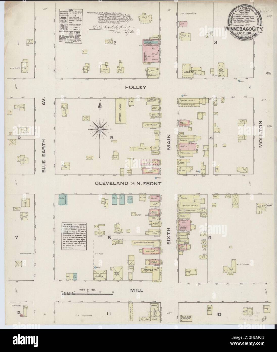 Map Of Winnebago High Resolution Stock Photography and Images - Alamy