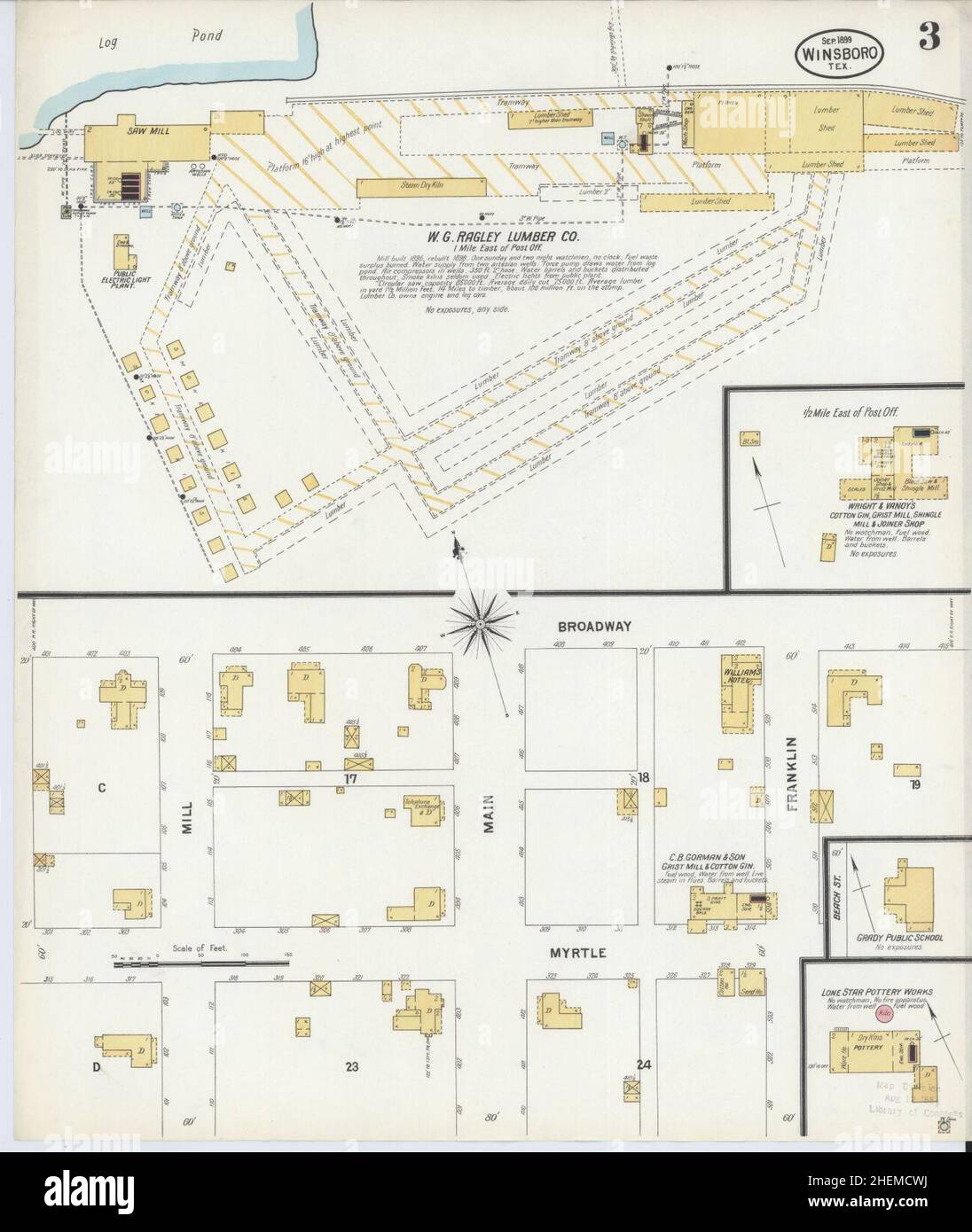 Map of winnsboro hi-res stock photography and images - Alamy
