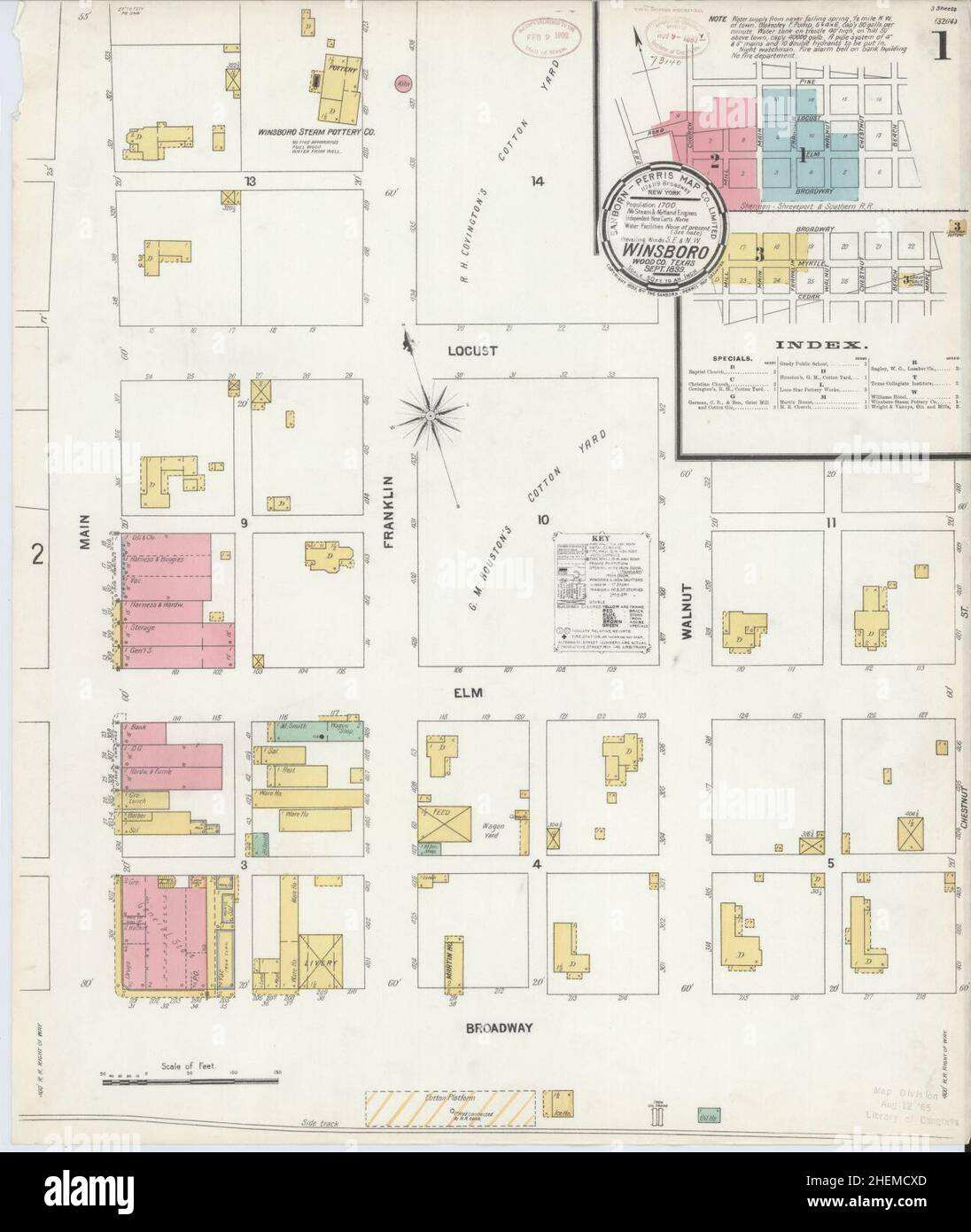 Map of winnsboro hi-res stock photography and images - Alamy