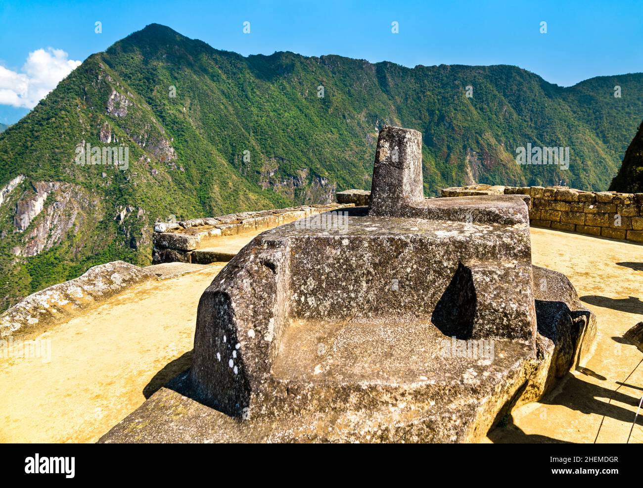 Ancient Incan city of Machu Picchu in Peru Stock Photo - Alamy