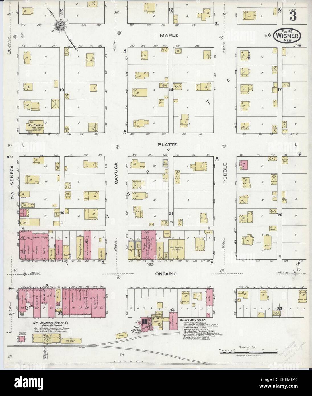 Map of wisner hi-res stock photography and images - Alamy