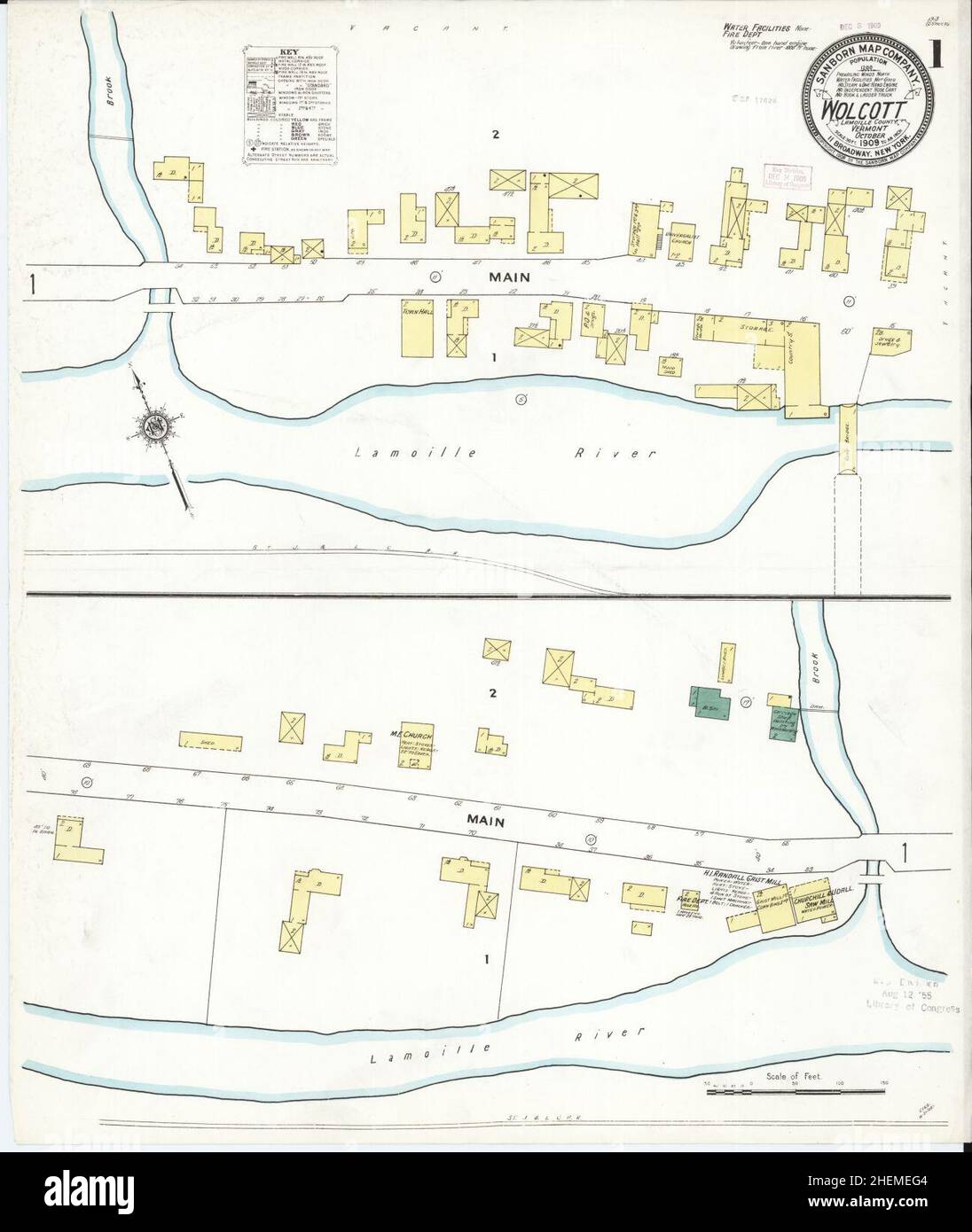 Map of wolcott hi-res stock photography and images - Alamy