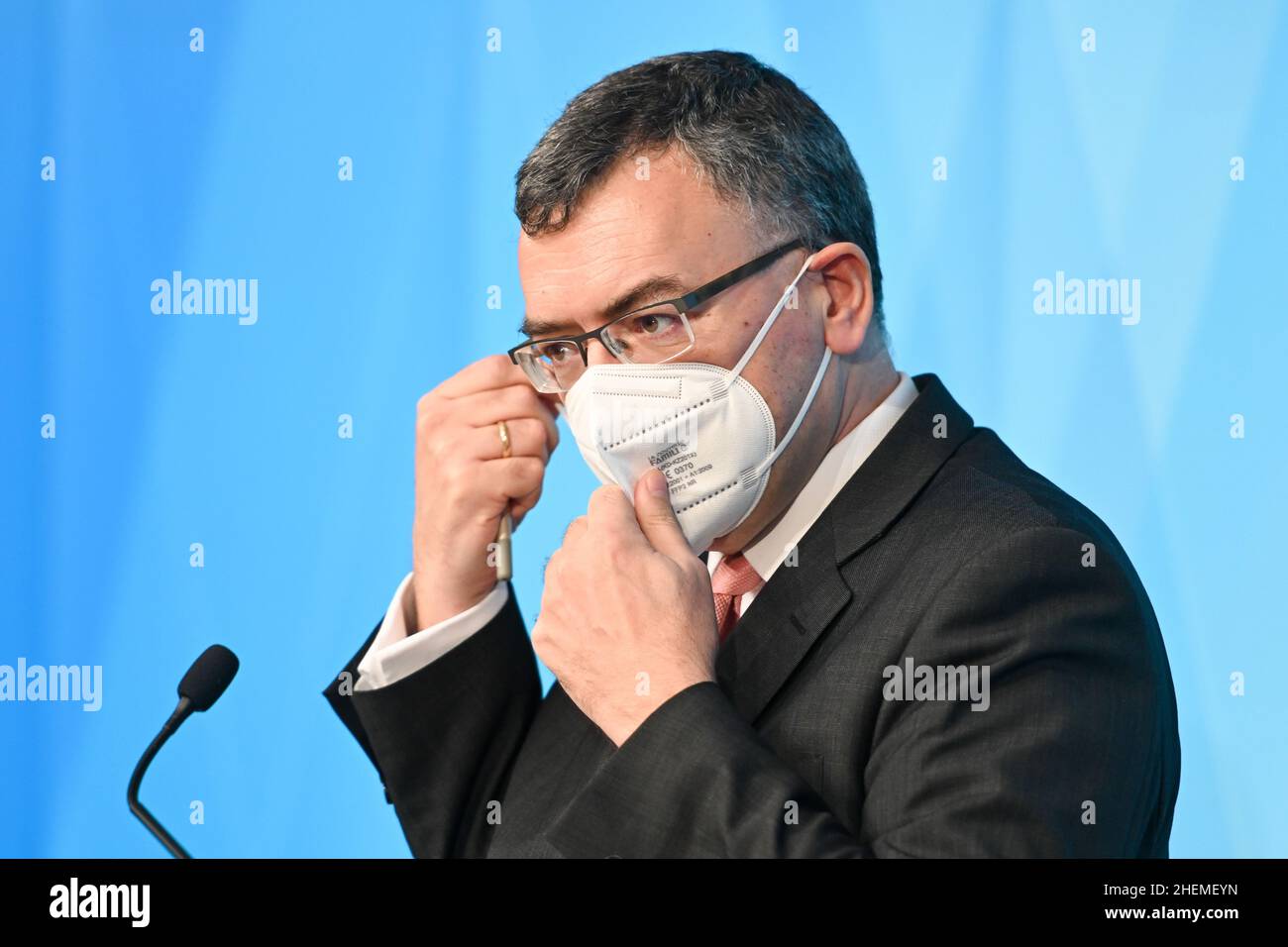 Munich, Germany. 11th Jan, 2022. Florian Herrmann (CSU), head of the ...