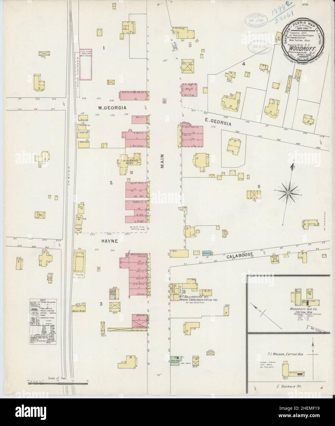 Map of woodruff hi-res stock photography and images - Alamy