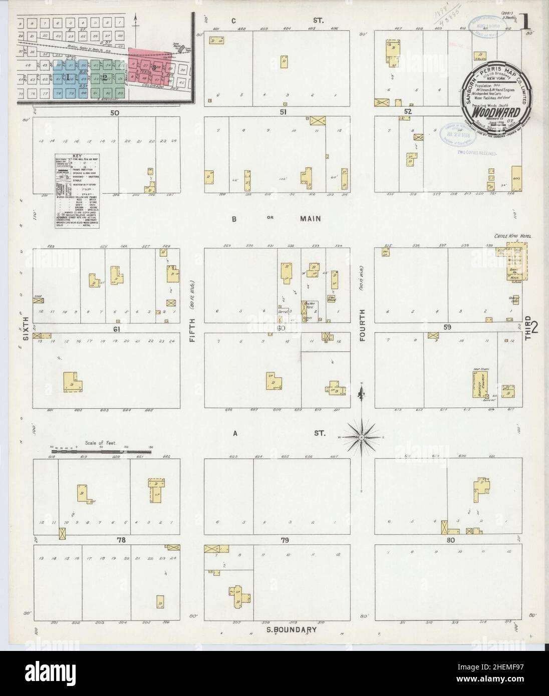 Woodward oklahoma map hi-res stock photography and images - Alamy