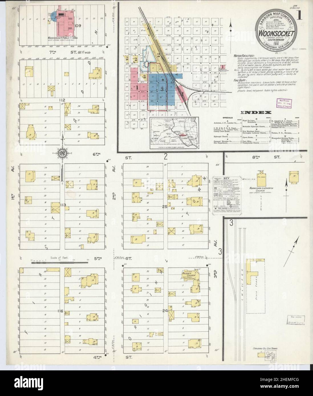 Map of woonsocket hi-res stock photography and images - Alamy