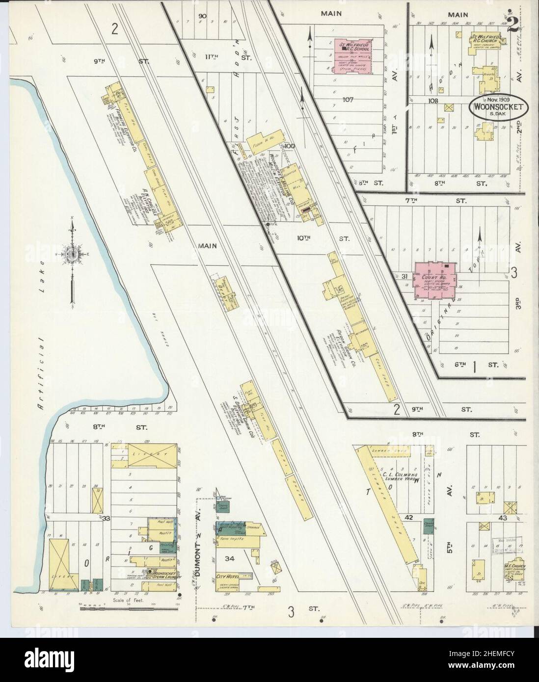 Woonsocket south dakota map hi-res stock photography and images - Alamy