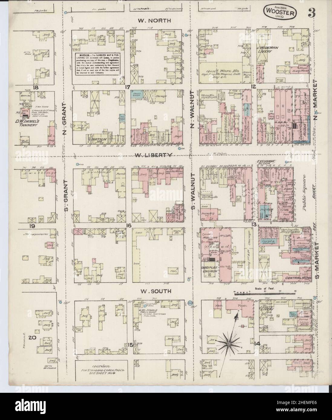 Map of wooster hi-res stock photography and images - Alamy