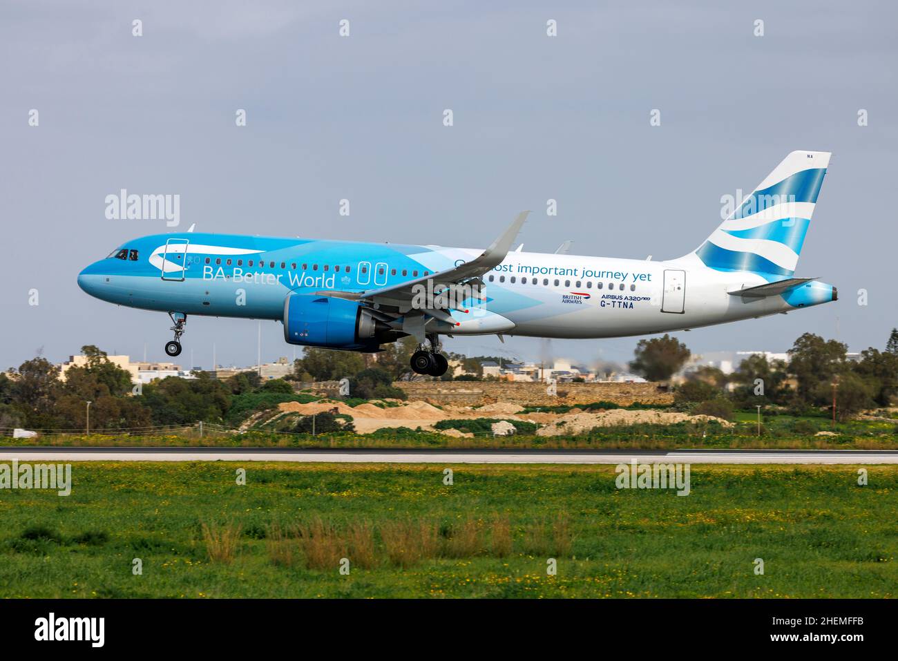 British Airways Airbus A320-251N (REG: G-TTNA) - 'BA Better World ...