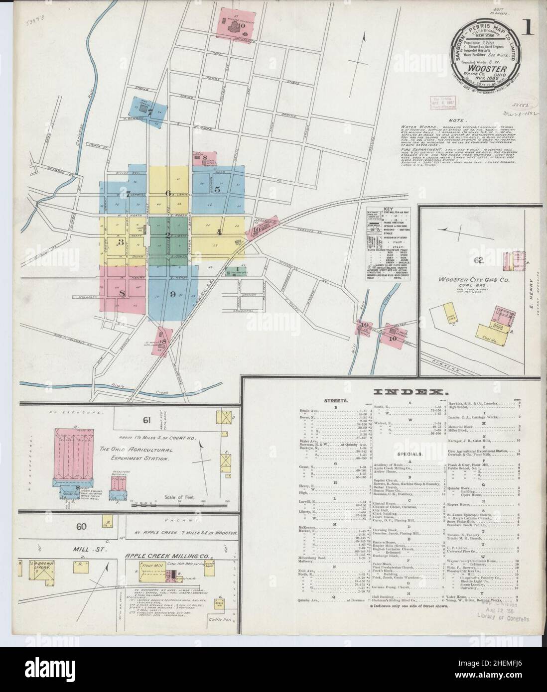 Wooster ohio map hi-res stock photography and images - Alamy