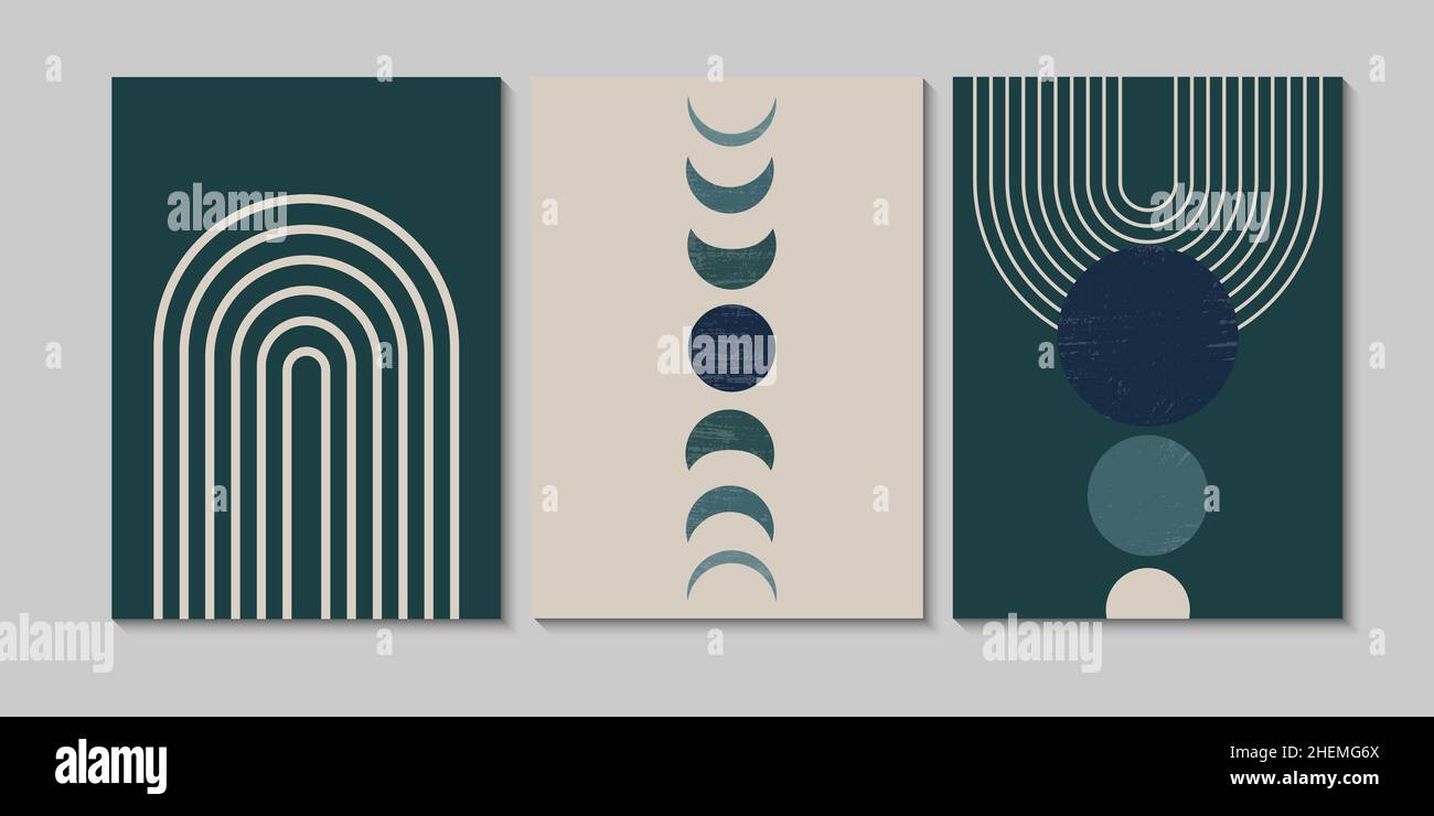 Mid century modern pattern hi-res stock photography and images - Alamy