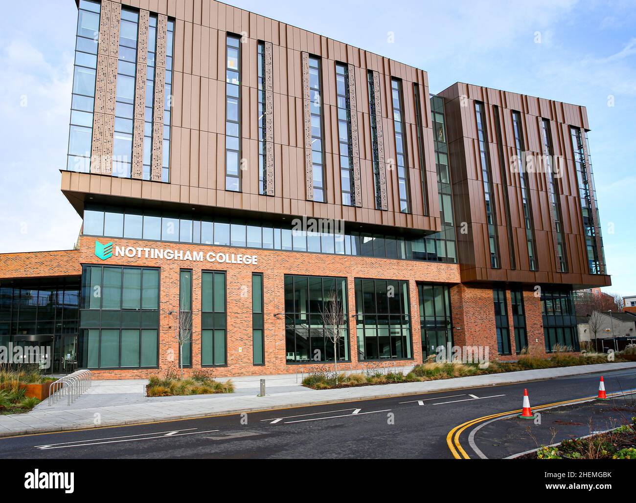 The Nottingham College campus building Stock Photo - Alamy