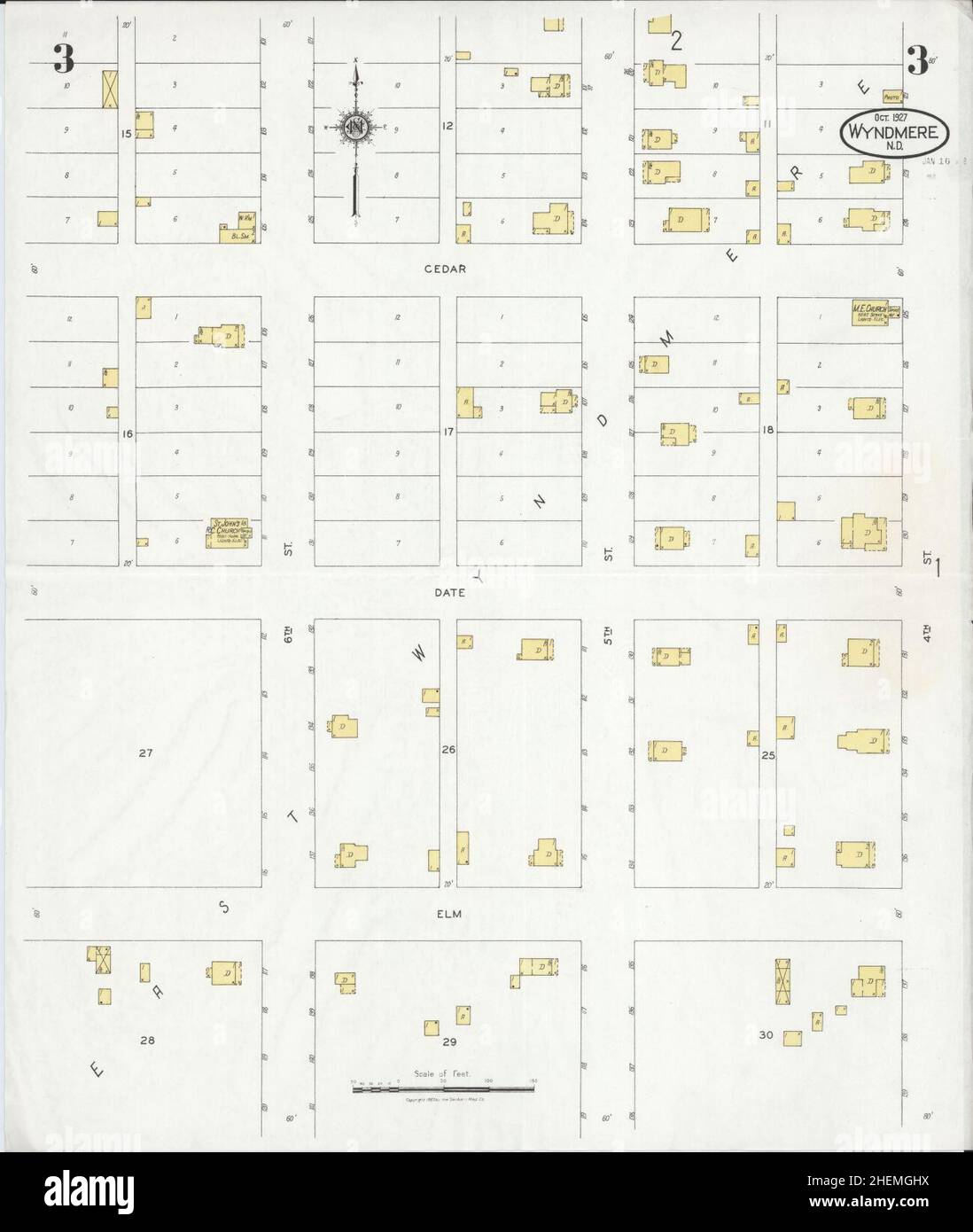 Wyndmere north dakota map hi-res stock photography and images - Alamy
