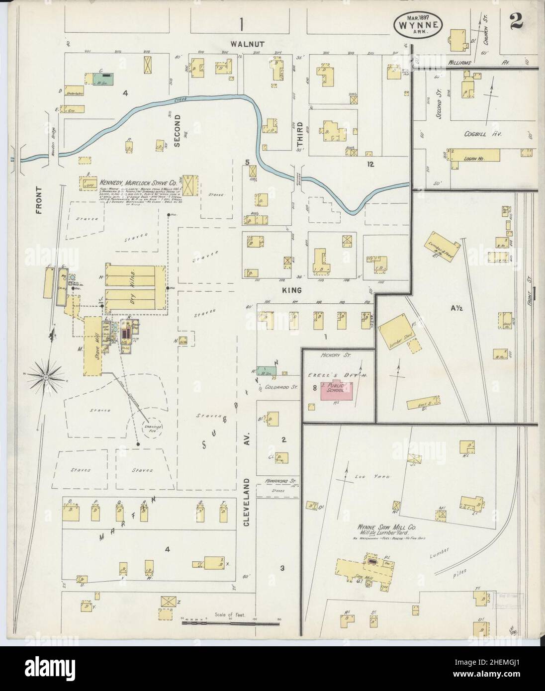 Map of wynne hi-res stock photography and images - Alamy