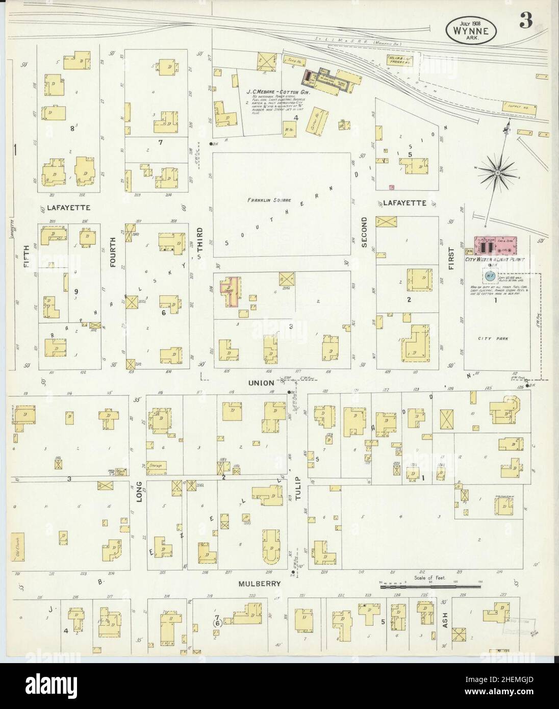 Wynne arkansas map hi-res stock photography and images - Alamy