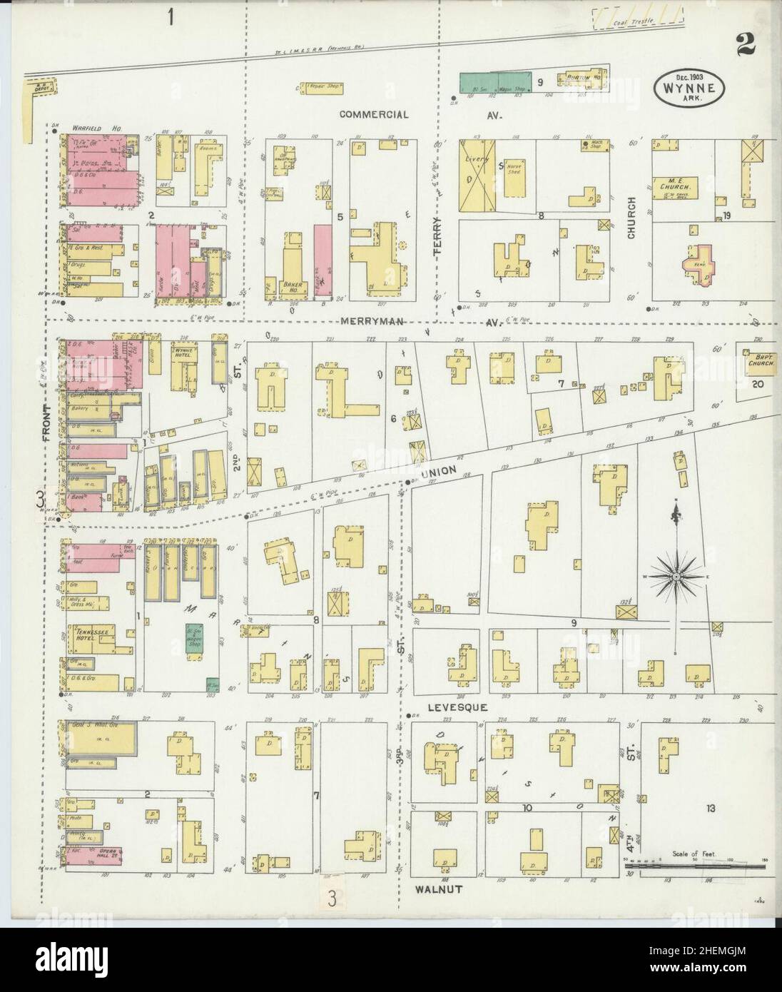 Wynne arkansas map hi-res stock photography and images - Alamy