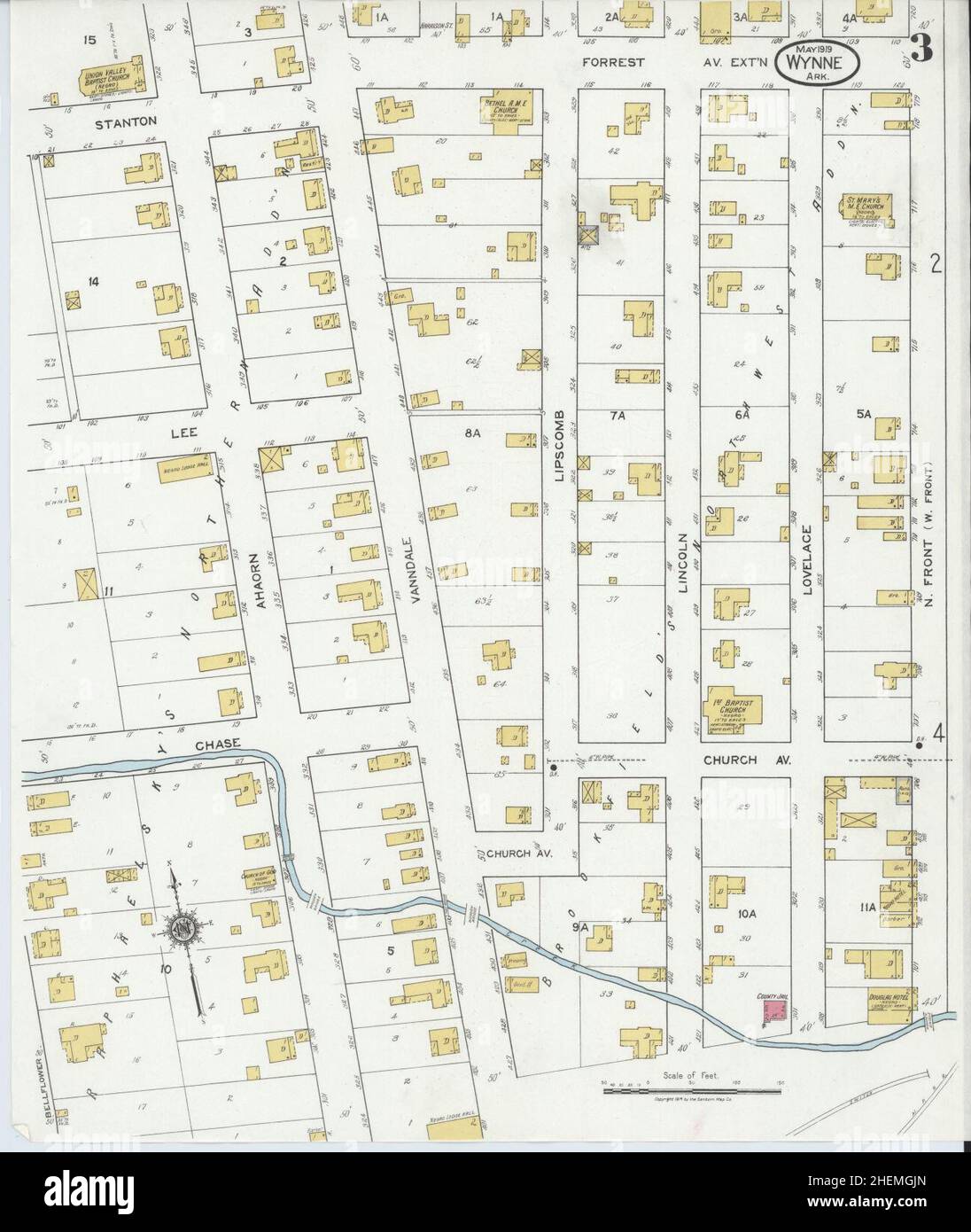 Wynne arkansas map hi-res stock photography and images - Alamy