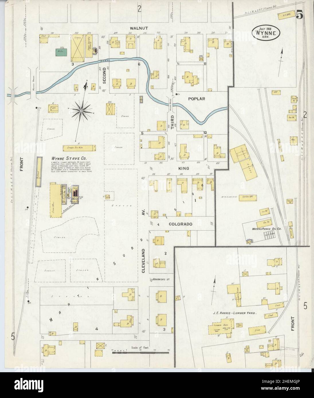 Wynne arkansas map hi-res stock photography and images - Alamy