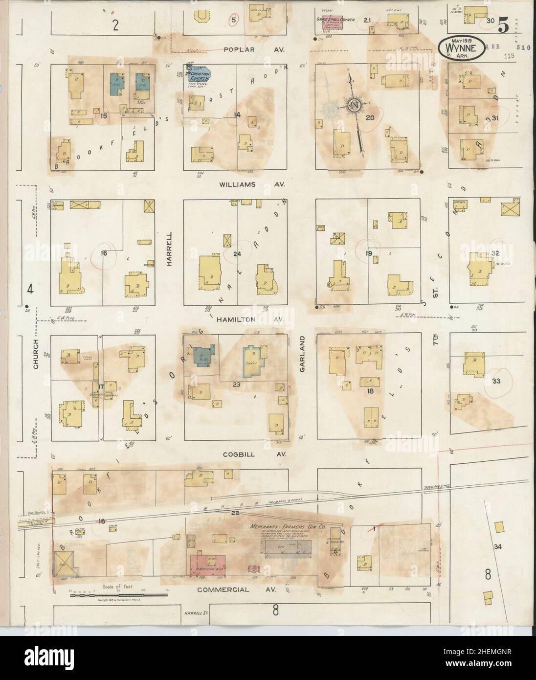 Wynne arkansas map hi-res stock photography and images - Alamy