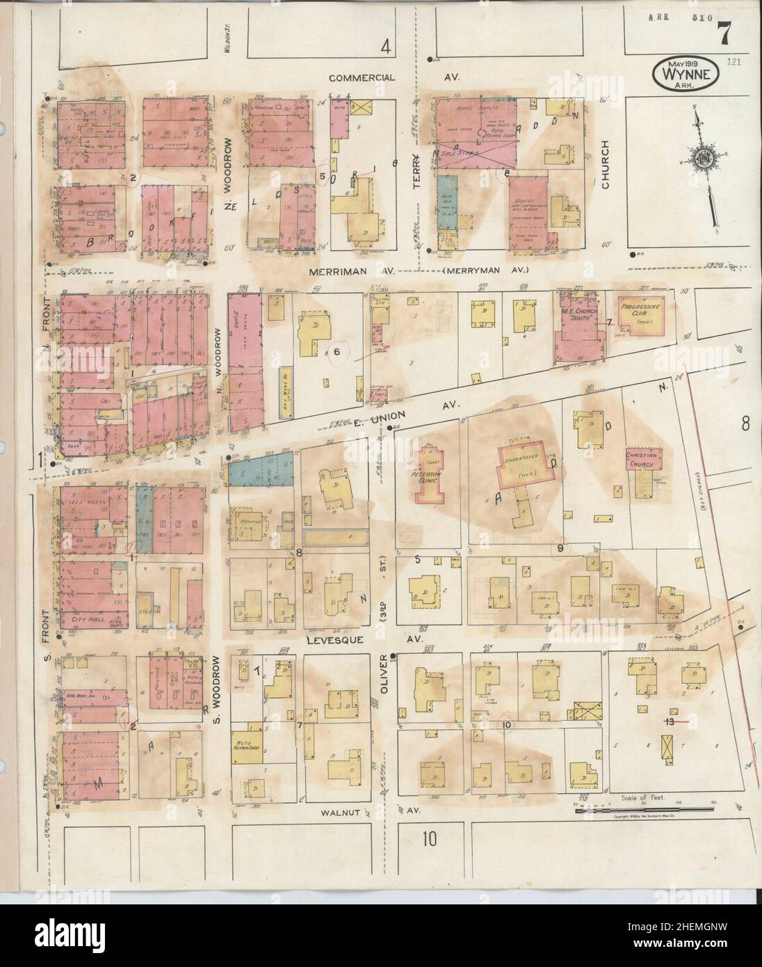 Wynne arkansas map hi-res stock photography and images - Alamy