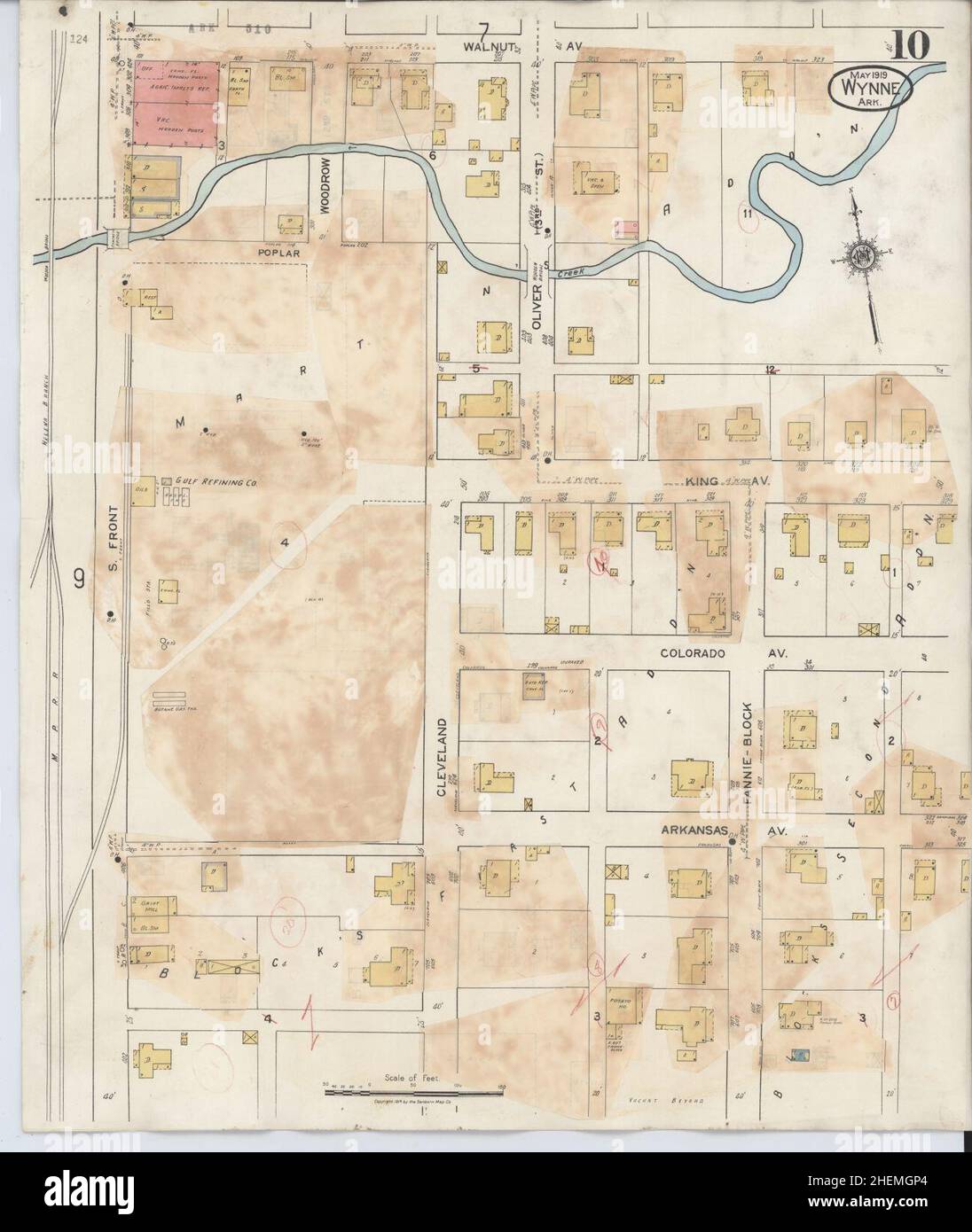 Wynne arkansas map hi-res stock photography and images - Alamy