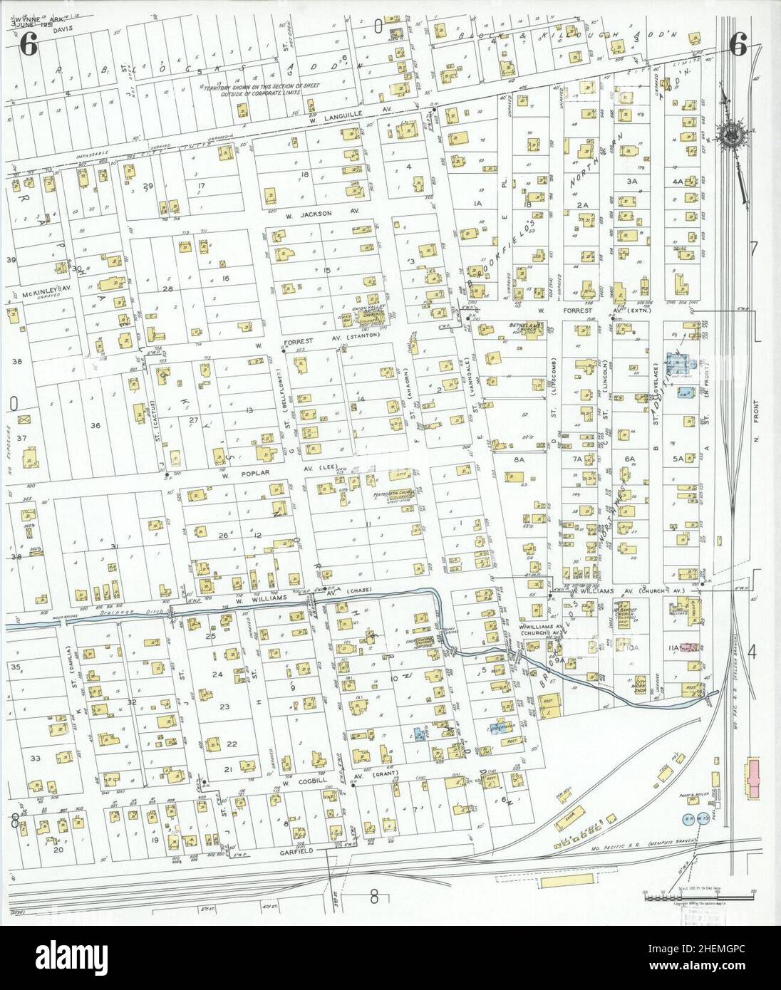 Wynne arkansas map hi-res stock photography and images - Alamy