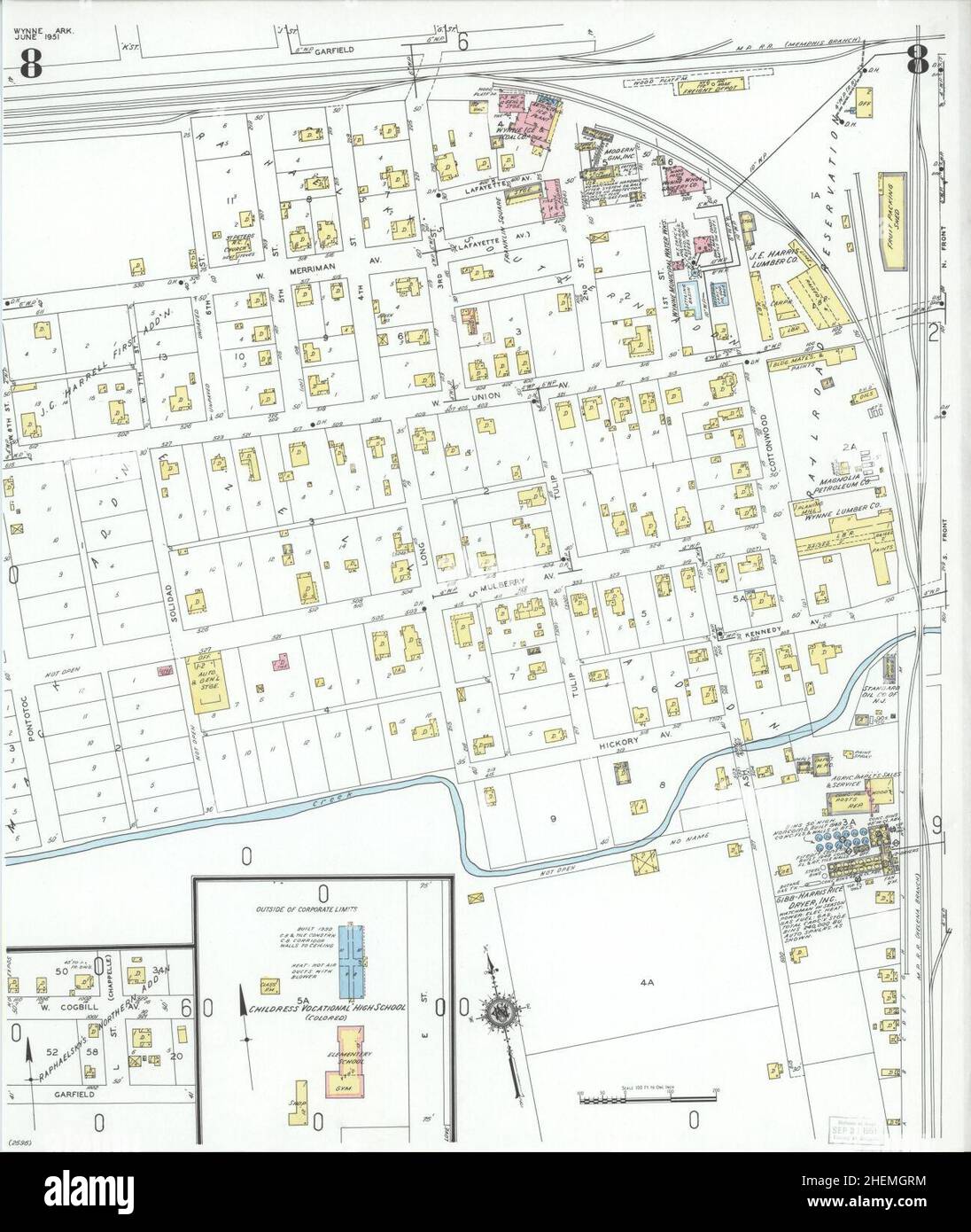 Wynne arkansas map hi-res stock photography and images - Alamy